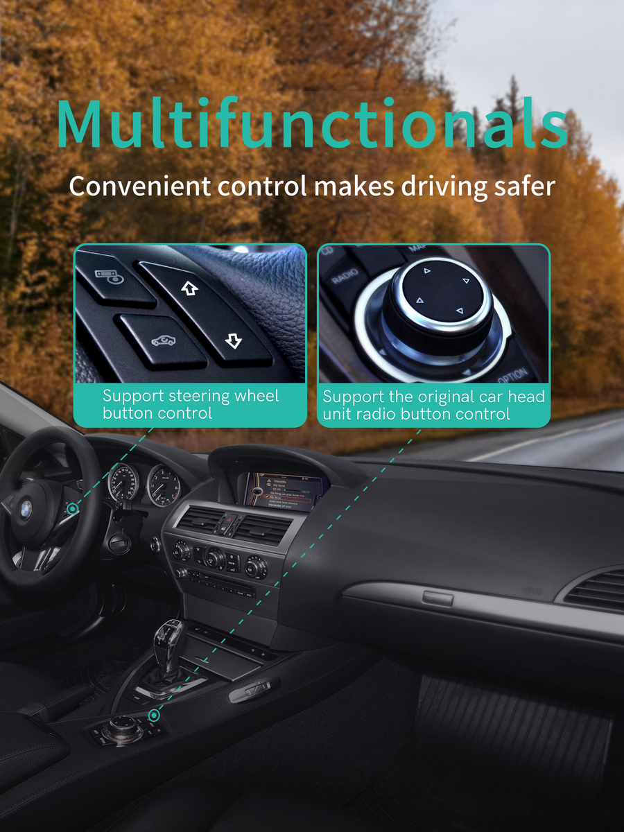 CHOOCL Wireless Carplay Retrofit Kit Decoder for BMW CCC/CIC/NBT Syste ...