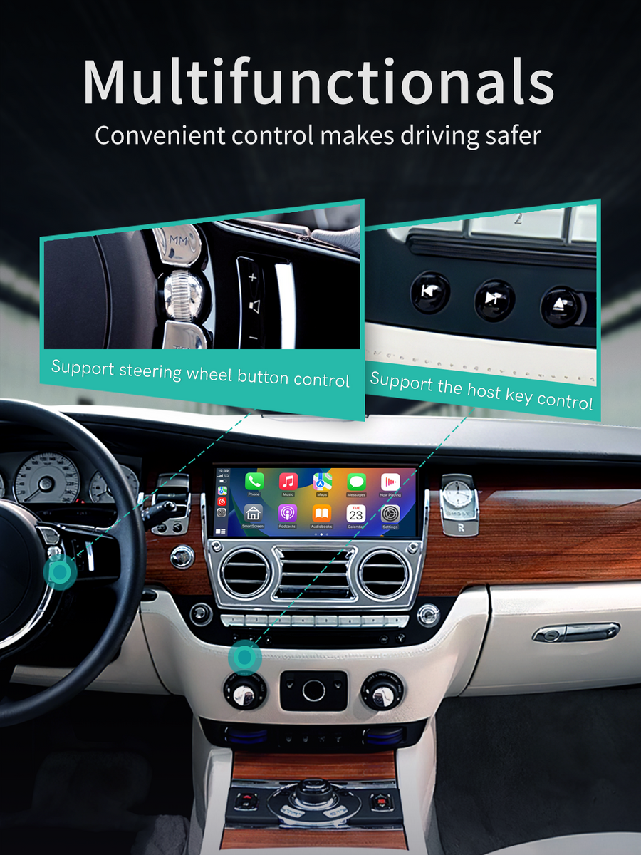 CHOOCL Wireless Carplay Retrofit Kit Decoder for Rolls-Royce 2006-2022 ...